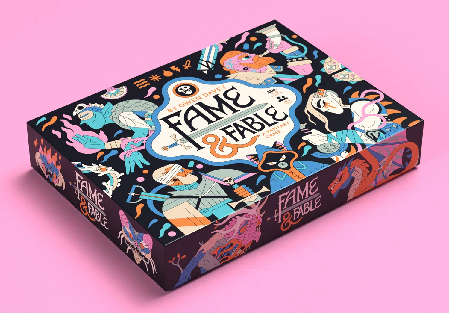 Fame & Fable: Owen Davey’s Fantasy Board Game | Folio